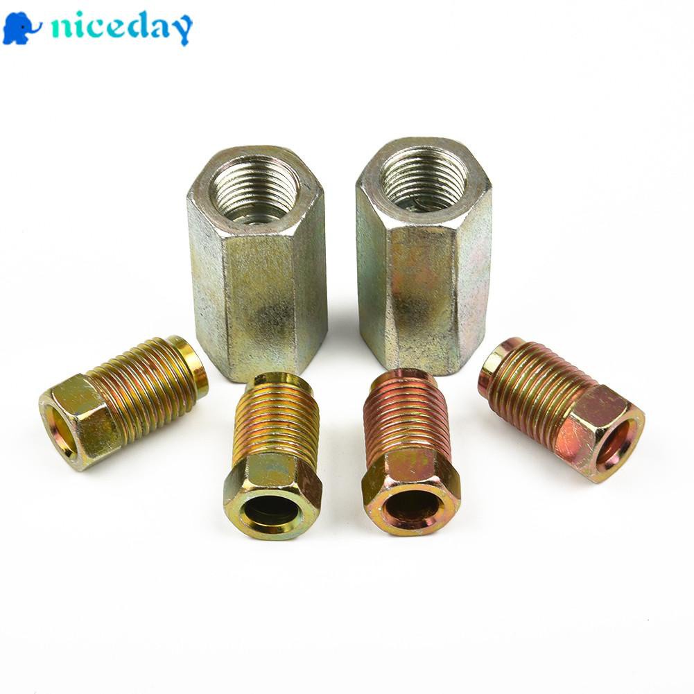 Brake Pipe 10mm 2-Way 3/16\" Female+Male M10 Nuts Replacement Universal ...