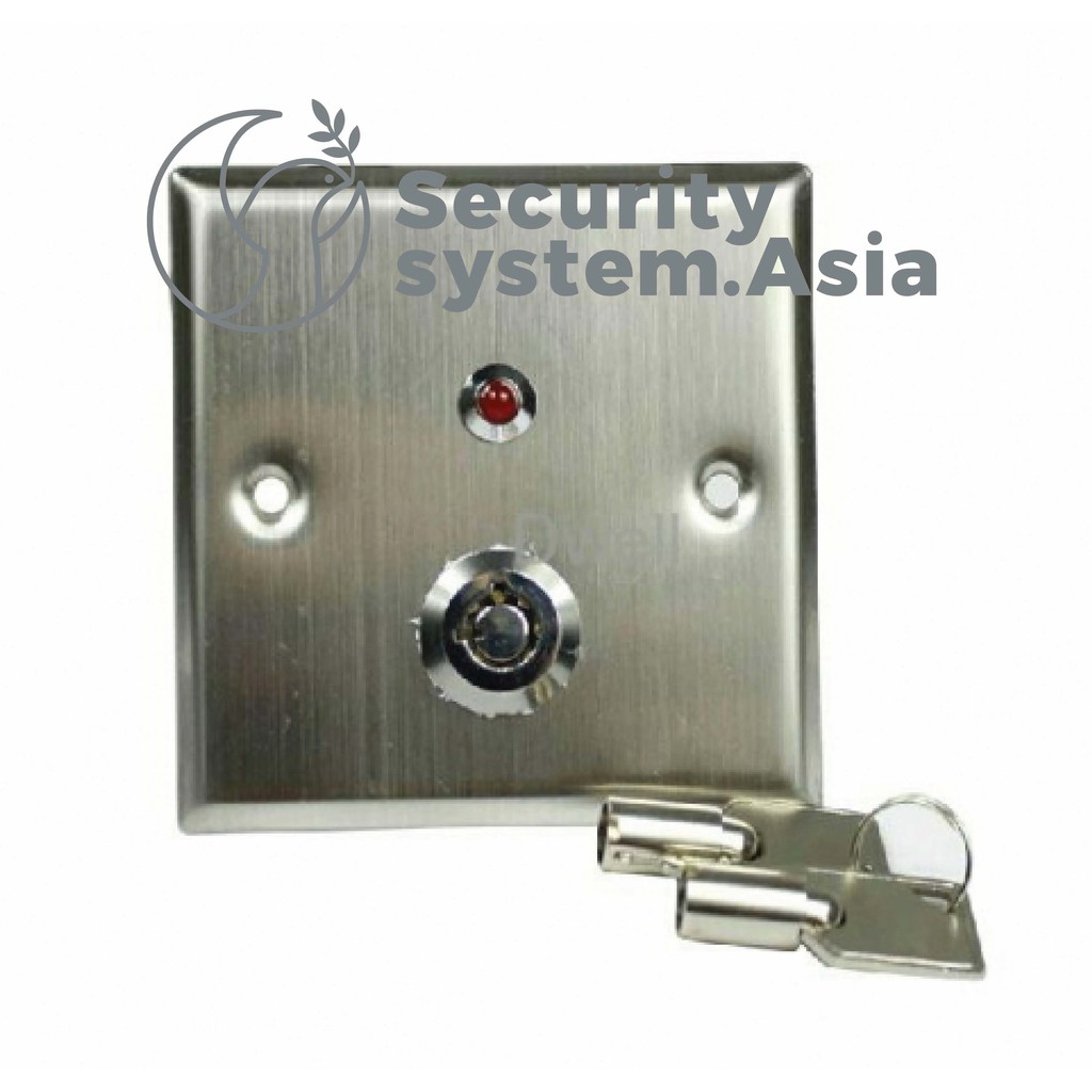 DKS003 - WALL STAINLESS STEEL PLATE OVERRIDING KEY SWITCH WITH UNIQUE ...