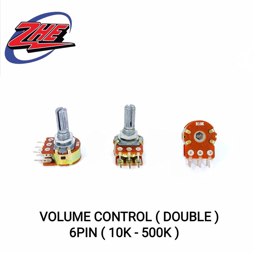 SMALL 6PIN VR VOLUME CONTROL/ SELECTOR SWITCHES/POTENTIOMETER/ VARIABLE ...