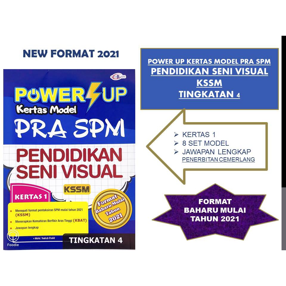 Format Baharu Mulai Tahun 2021 Power Up Kertas Model Pra Spm Pendidikan