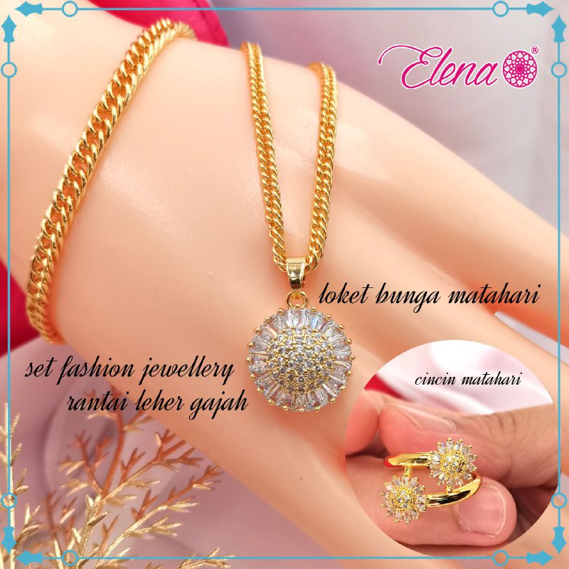 Elena Emas Korea Set - Set Dewasa ( EC132 ) | Shopee Malaysia