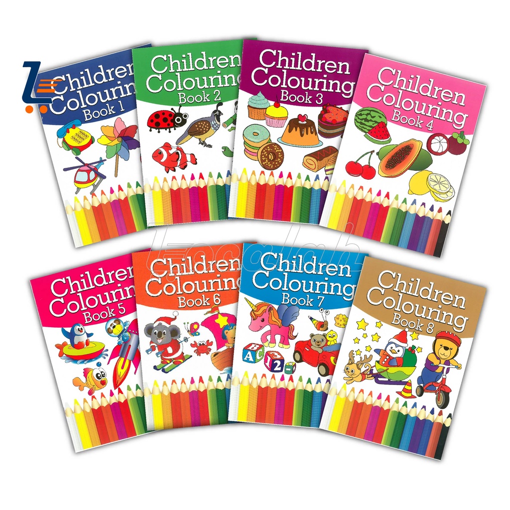 A4 Buku Mewarna Kanak Kanak / Children Colouring Book | Shopee Malaysia