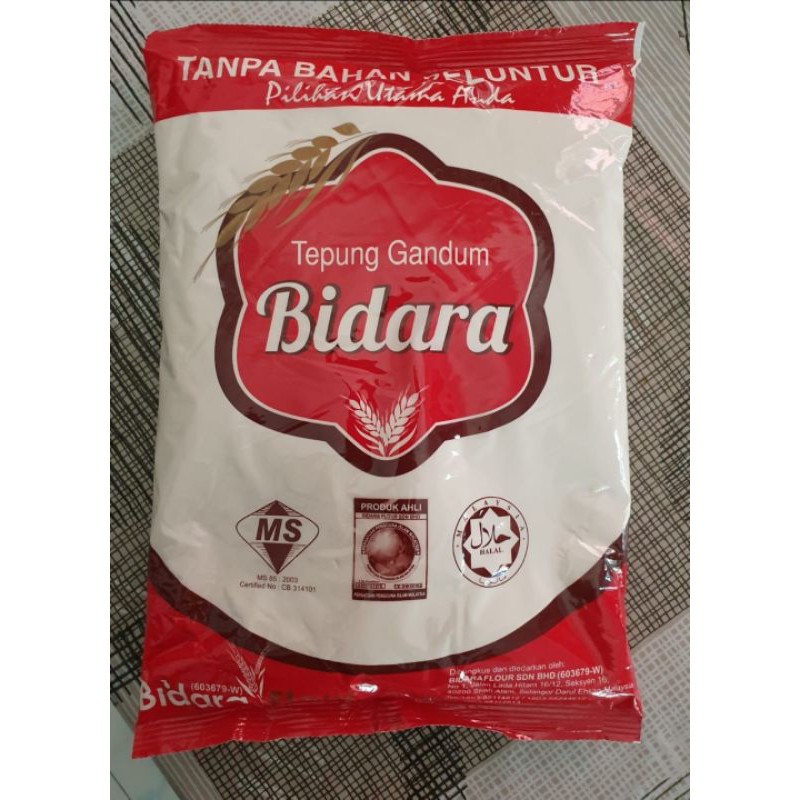 Setiap kotak Tepung Gandum Bidara 1kg | Shopee Malaysia