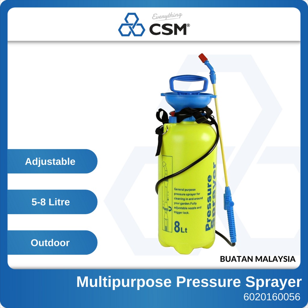 CSM Pressure Sprayer 5L 8L Gardening Sprayer Water Pump Hand Water ...