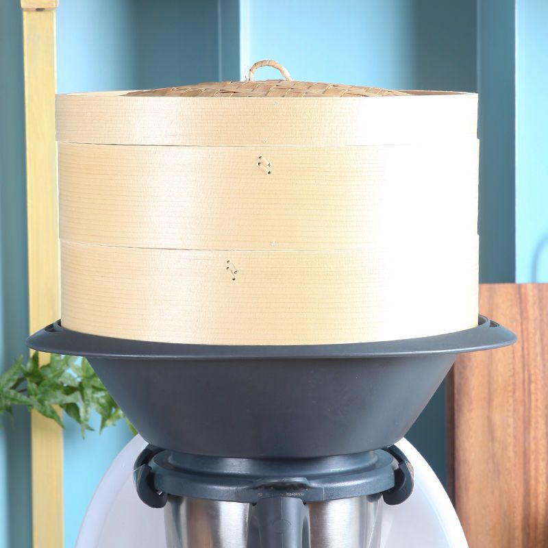 Thermomix Accessories Two Tiers Oval Bamboo Steamer for Varoma TM5 TM6 ...