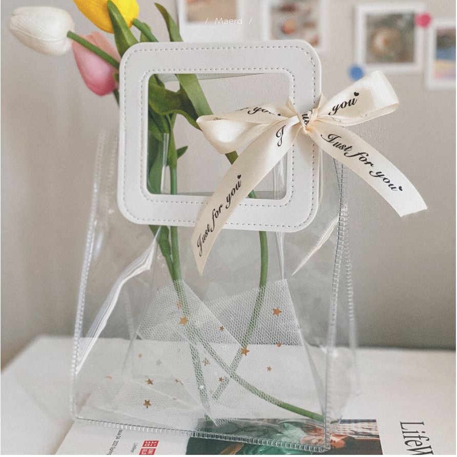 [READY STOCK] Maerd INS PVC Transparent Gift Bag Handbag INS风伴娘回礼伴手礼物袋 手提袋 包装袋 PVC Beg Hadiah ...