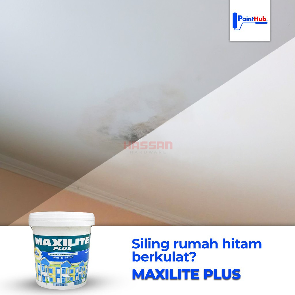 CAT KAPUR / CAT SILING // Dulux Maxilite Plus 18 Liter || Cat Dinding ...