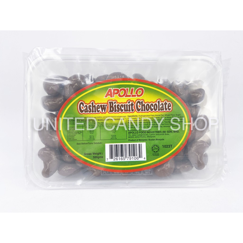 Apollo Cashew Chocolate 500gm | Shopee Malaysia