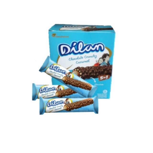 GARUDA FOOD DILAN CHOCOLATE CRUNCHY CARAMEL COKLAT WAFER ROLL 1BOX12pcs ...