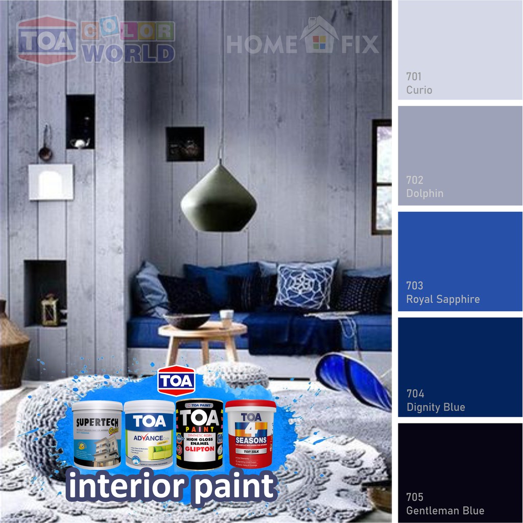 Cat Dinding Dalam Rumah TOA Living Room Colour Ideas Interior Wall ...