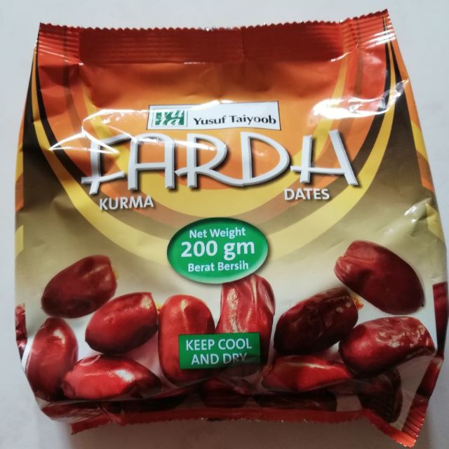 120 packet of (Soft Pouch 200gram each Kurma Fardh Fard for mosque ...