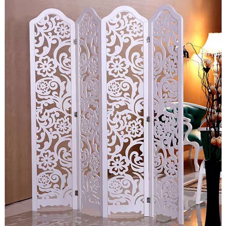 Folding screen divider, living room partition, penghadang solat ...
