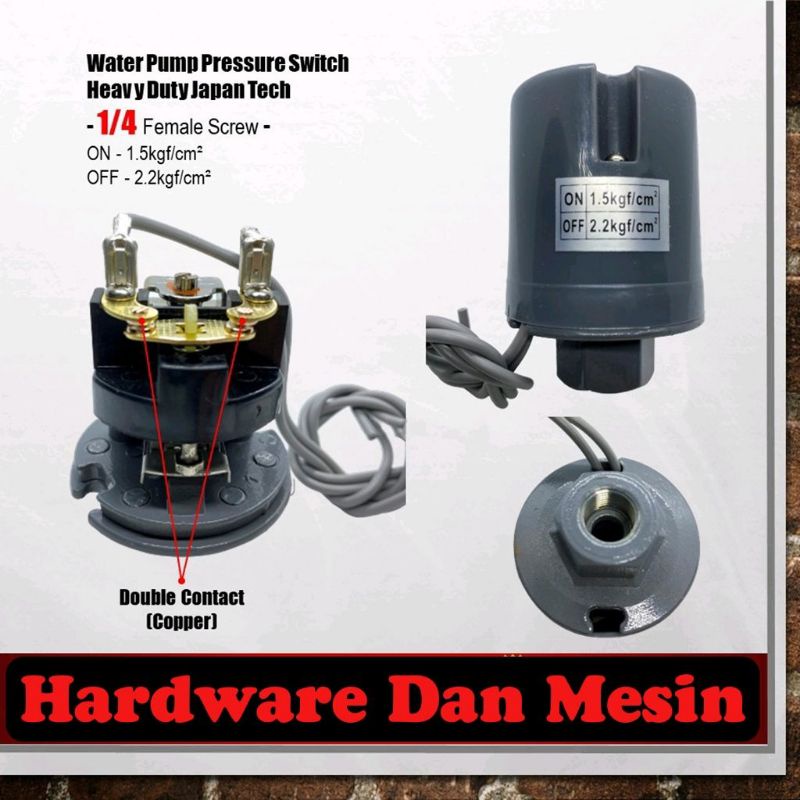 Heavy Duty Water Pump Pressure Switch 3/8 1/4 Sell Priming Pump ...