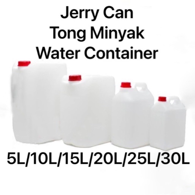 Jerry Can / Tong Gelen Air / Water Container / Tong Minyak / Tong Drum ...