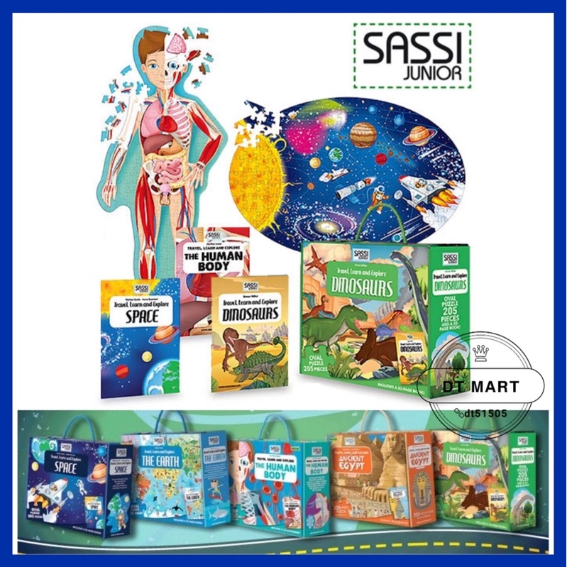 Sassi Puzzle and Book Science Learn Explore Kids Early Learning ( The ...
