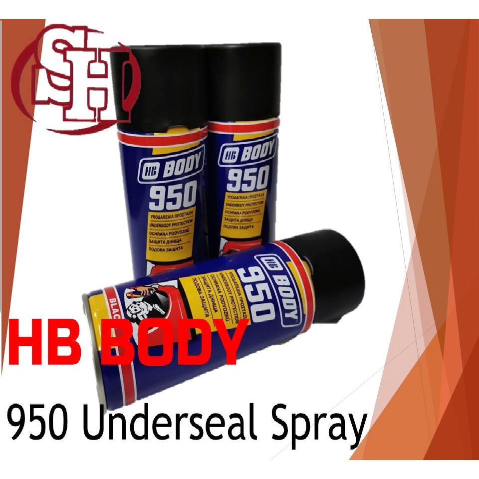 HB BODY 950 Underseal Spray Underbody Protection 400ml | Shopee Malaysia
