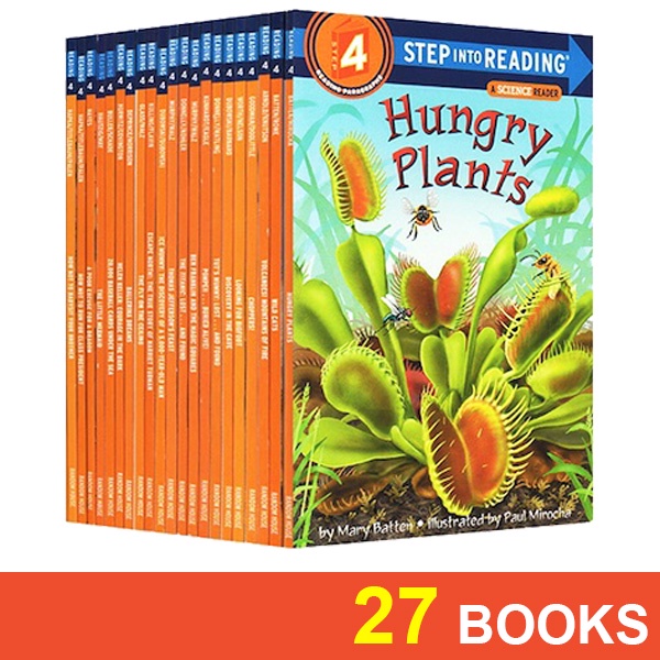 [READY Stock] Step into Reading Level 4 (27 Books) | Shopee Malaysia