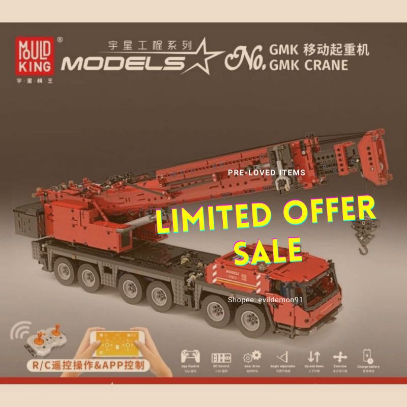 MOULD KING 17013 MODELS RC GMK CRANE 4460PC | Shopee Malaysia
