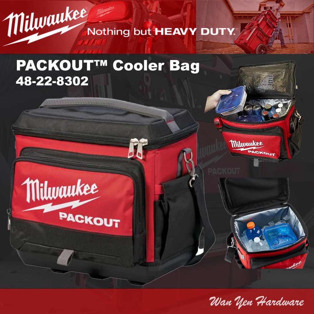 Milwaukee PACKOUT Jobsite Cooler / Packout Cooler Bag 48-22-8302 ...