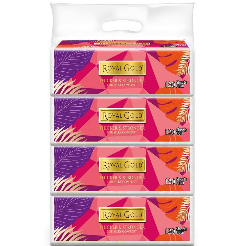 ROYAL GOLD LUXURIOUS WHITE SOFTPACK (4PACK X120'S) | Shopee Malaysia