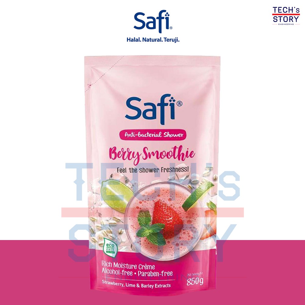 SAFI SHOWER CREAM POUCH - BERRY SMOOTHIE 400G/850G | Shopee Malaysia