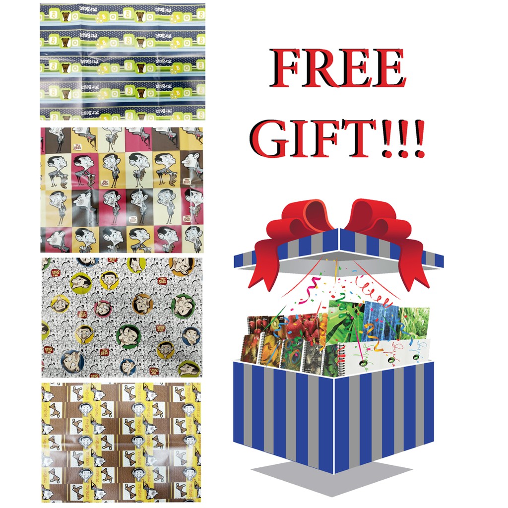 Mr Bean Premium Wrapping Paper (2 Pieces) | Shopee Malaysia