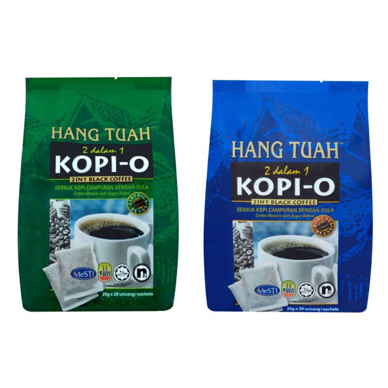 kopi hang tuah kopi 2 in 1 (25g x 20 sachet) | Shopee Malaysia