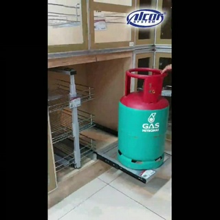 Pull Out Gas Tank Holder with 18'' Slide/Gas Tray/ Kitchen /Kitchen ...