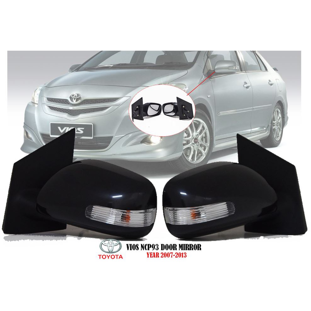 Toyota Vios 07-13 NCP93 Side Mirror Door Mirror Auto Flip with signal ...