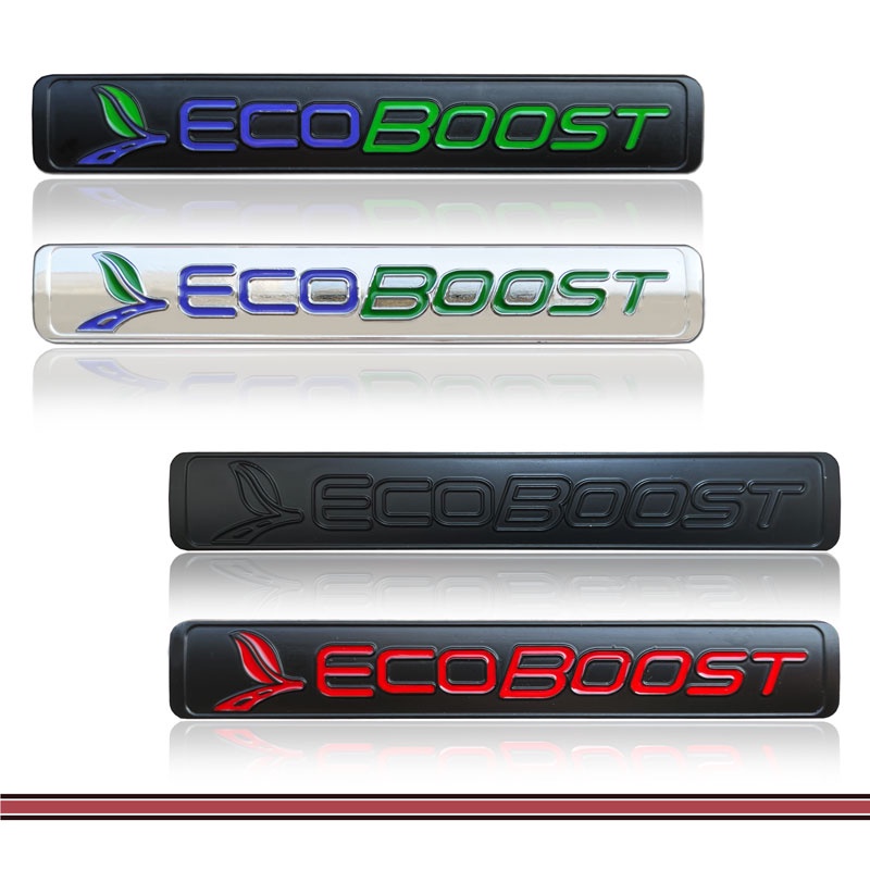 3D Metal Emblem ECOBOOST ECO BOOST Rear Trunk Car Badge Car Sticker For ...