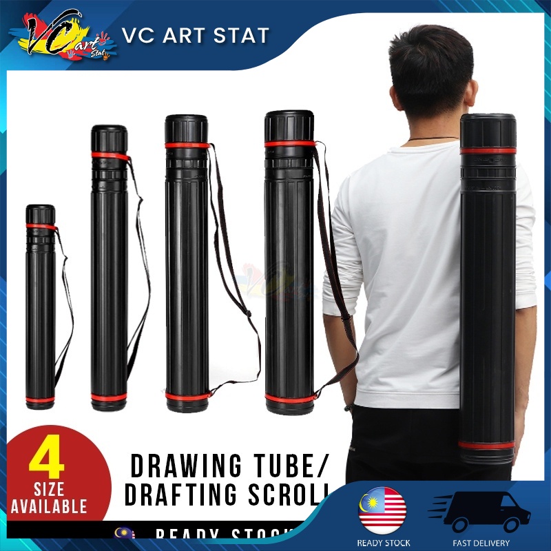 S/M/L/XL Retractable Drawing Picture Storage Tube Painting Drafting ...