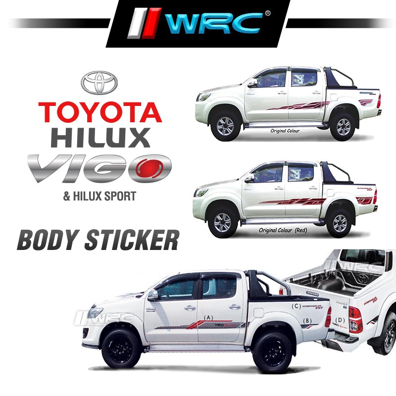 Toyota Hilux Vigo / Sport Body Sticker | Shopee Malaysia