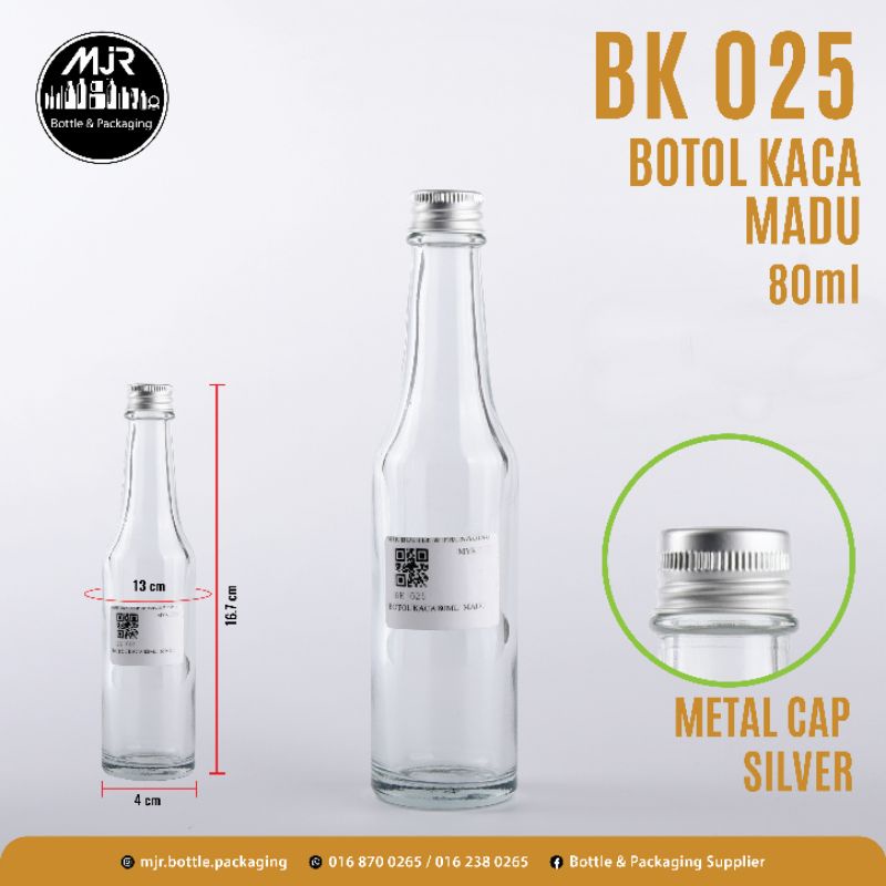 BOTOL KACA MADU / SOS / BOTOL KACA KOSONG MADU KELULUT VIRAL | Shopee ...