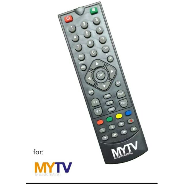 Mytv freeview remote contral
