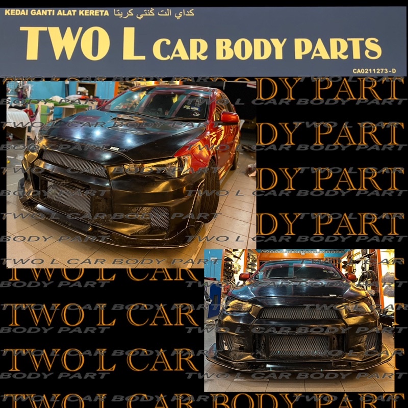 lancer gt inspira varis v3 bumper high quality hard fibre good fitting ...