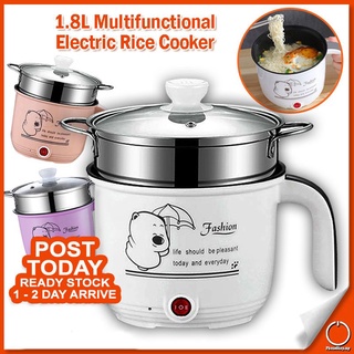 𝟮 𝗠𝗢𝗗𝗘 Non Stick Mini Cooker Pot Steamer Tray Rice Soup Maggi Mee ...