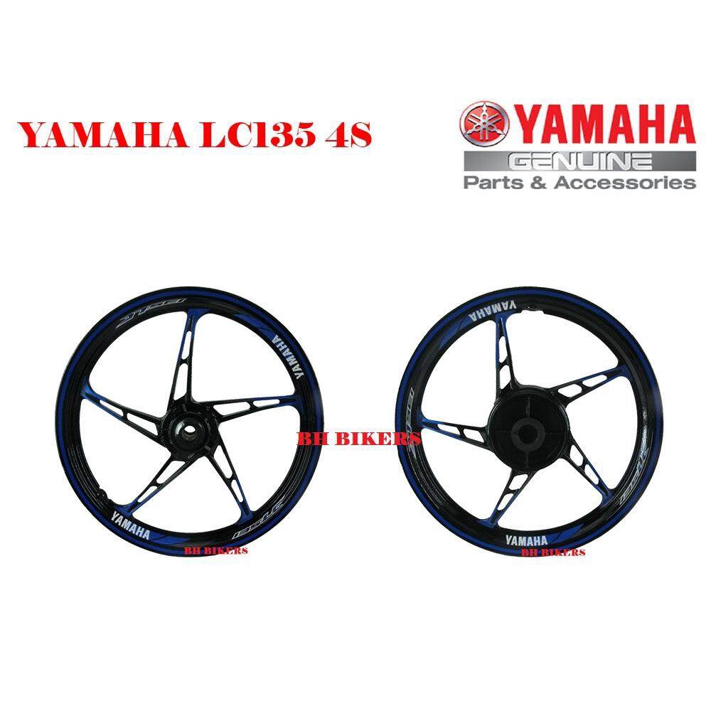 SPORT RIM YAMAHA LC135 4S / SRL115 / LAGENDA 115 BLUE 100% ORIGINAL ...