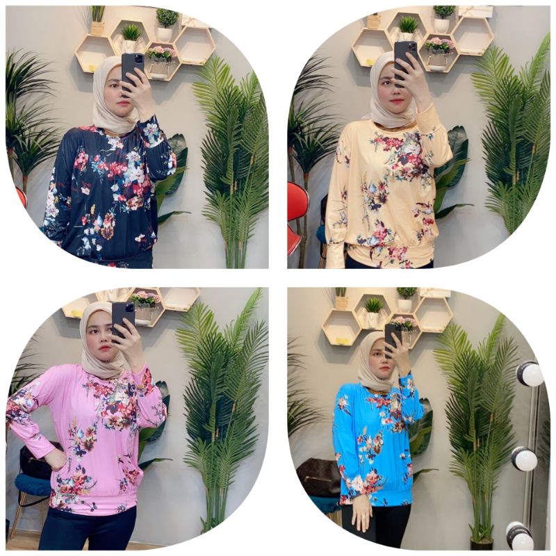 Baju Bunga Cantik Lengan Panjang | Shopee Malaysia