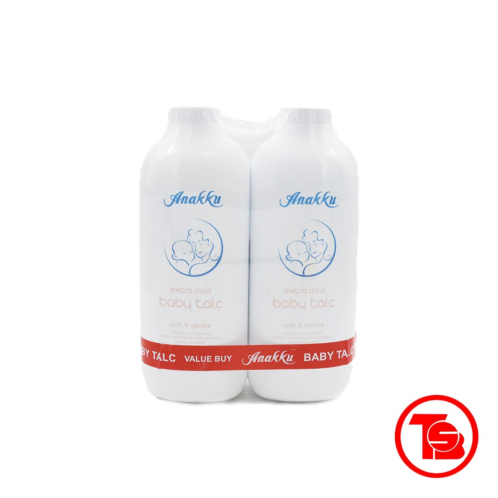 Anakku Baby Talcum 500gm x 2 (Twin Pack) | Shopee Malaysia