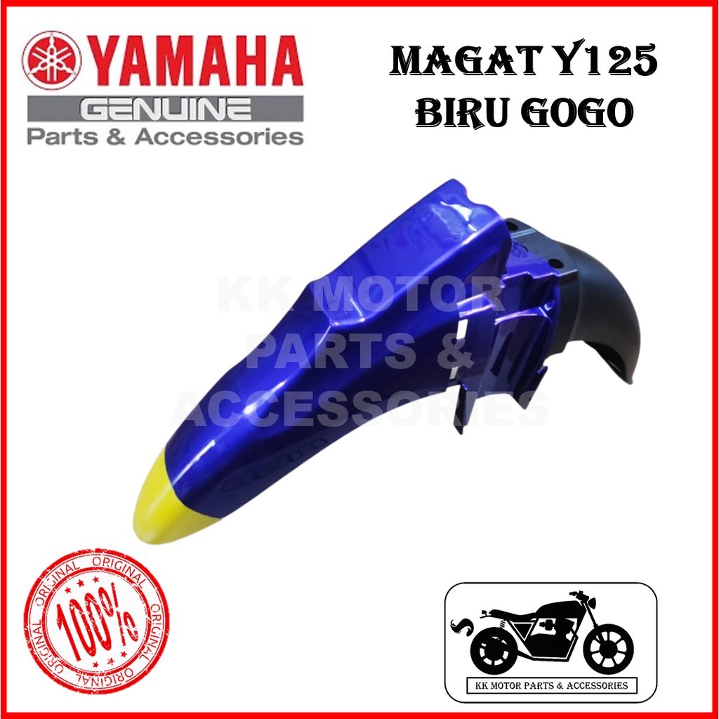 [100% ORIGINAL HLY !!!] YAMAHA Y125 Y125ZR 125ZR BIRU GOGO BIRU GO GO BLUE FRONT FENDER / FRONT ...