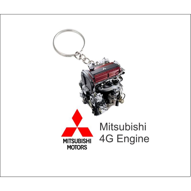 Mitsubishi 4g engine keychain 2d | Shopee Malaysia