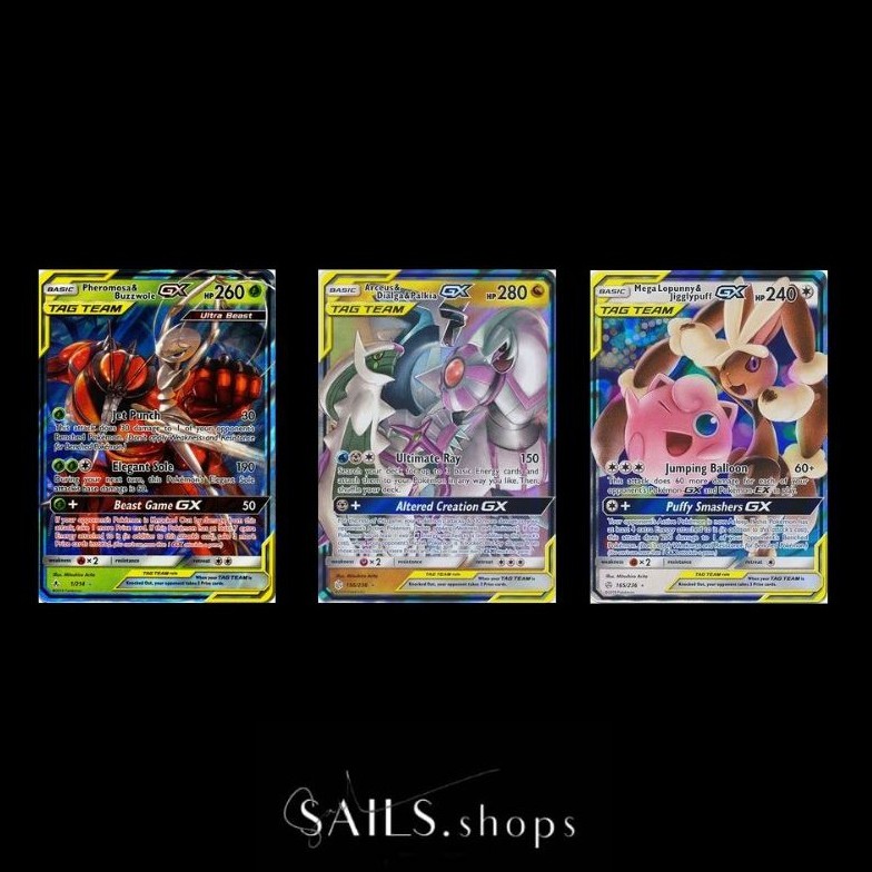 Pokemon Sun & Moon: GX Card Singles - Ultra Rare [TAG TEAM] (Official ...