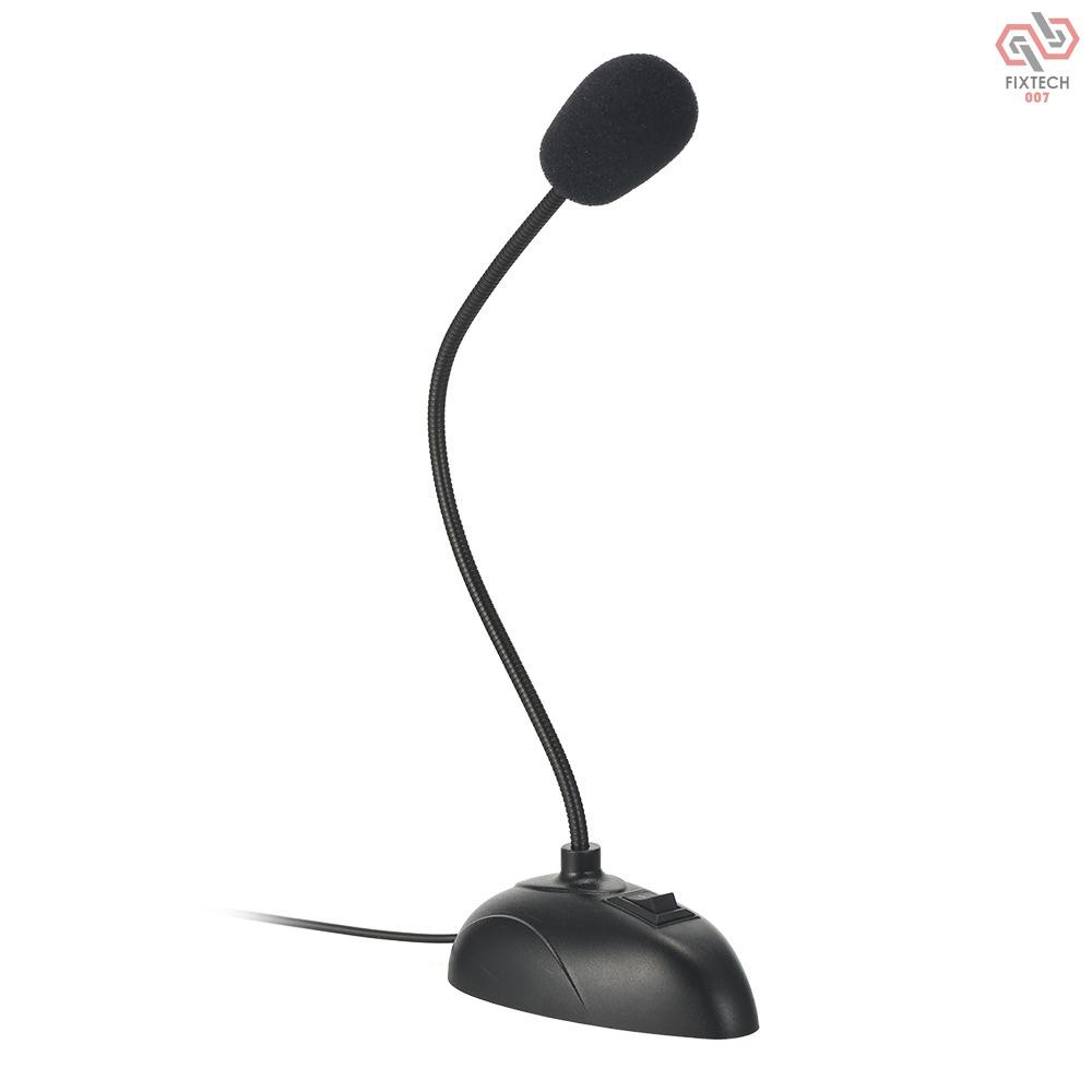 FT Flexible Stand Mini Studio Speech Microphone 3.5mm Plug Gooseneck ...