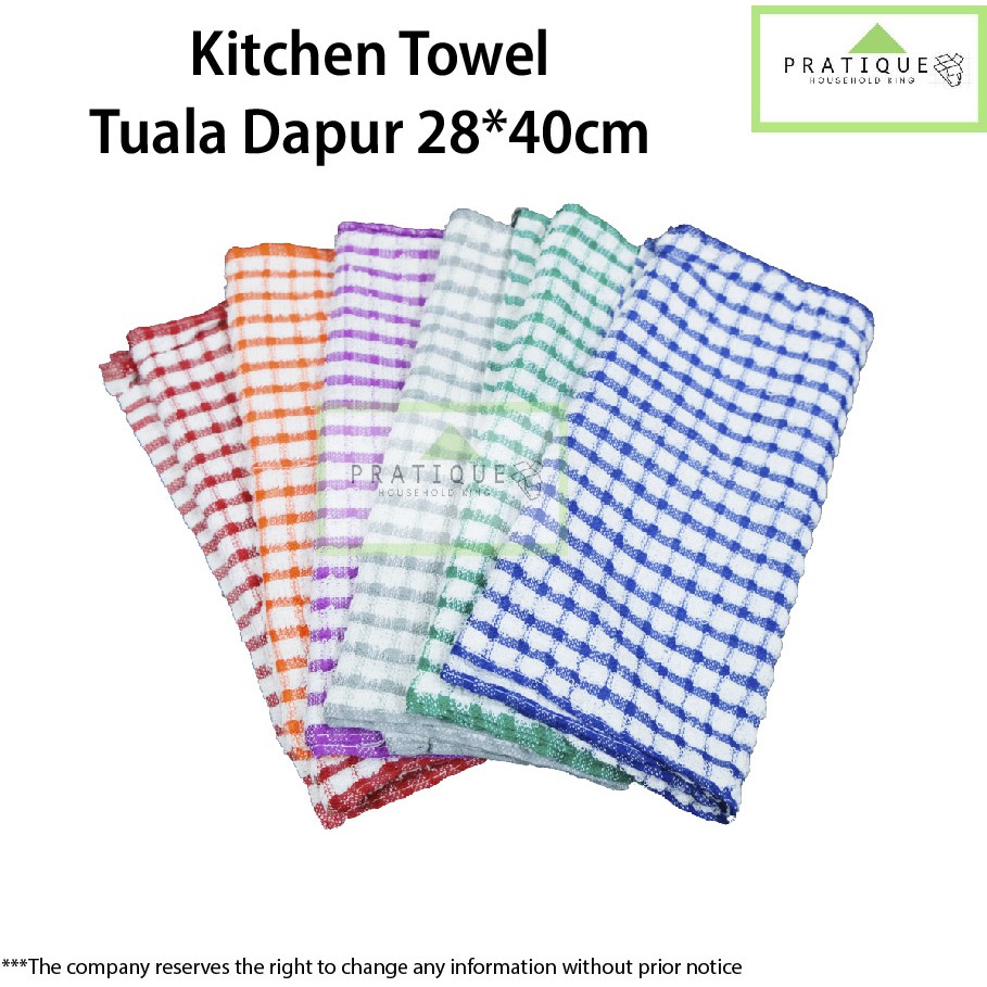 418 Checkered Kitchen Towel / Tuala Dapur / Towel / Tuala / 28x40cm ...