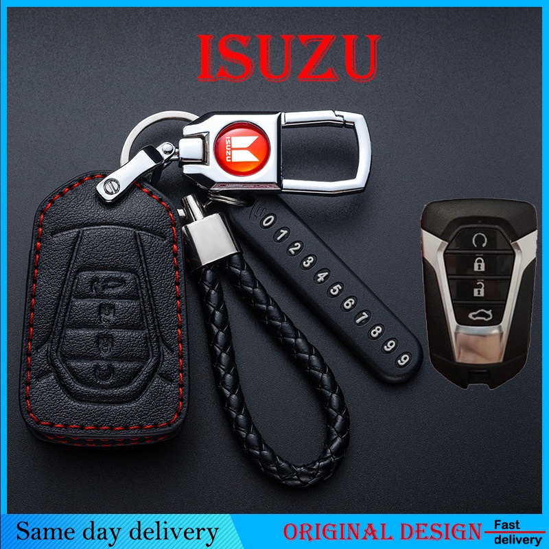 ISUZU Dmax / Mux / X Series Key Cover Leather Remote Key Case | Shopee ...