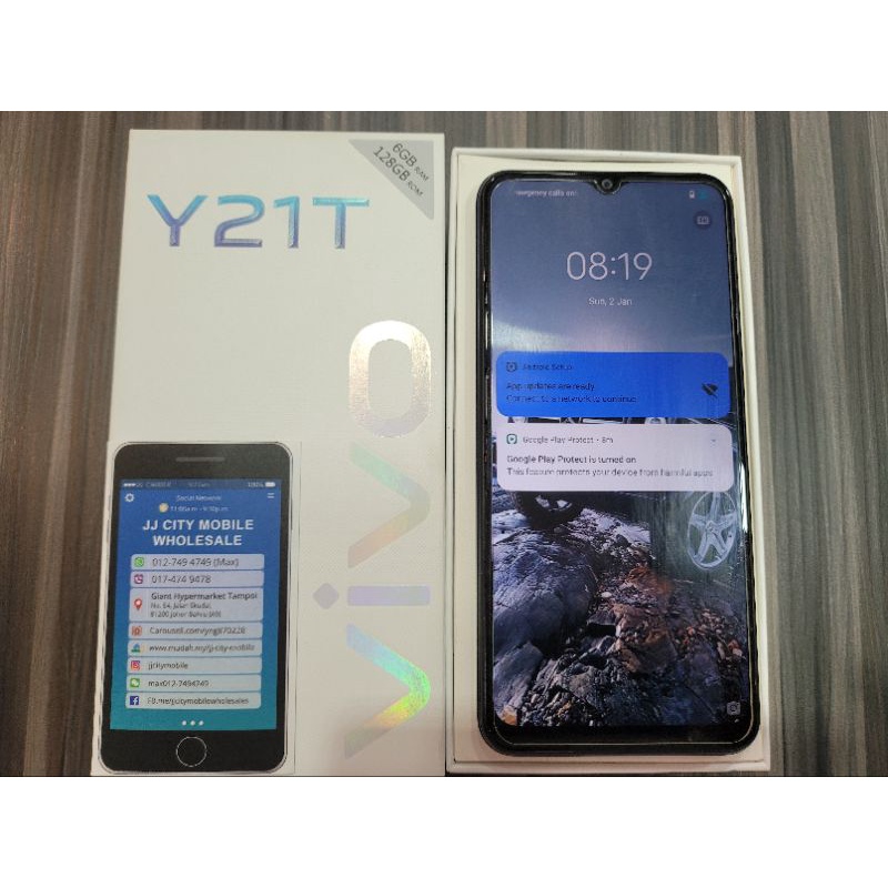 Vivo Y21T 8GB Ram 128GB Dual Sim - Fullset | Shopee Malaysia