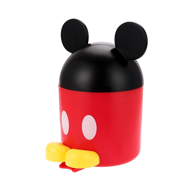 MINISO Mickey Desktop Table Dustbin With Lid Trash | Shopee Malaysia