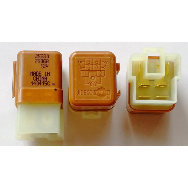 25230-7996A Original Power Relay 12v For Nissan (6pin) | Shopee Malaysia