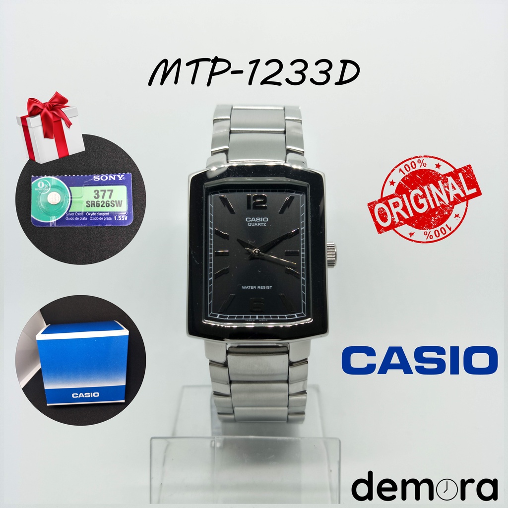 Casio Men Watches (MTP-1233D) | Shopee Malaysia