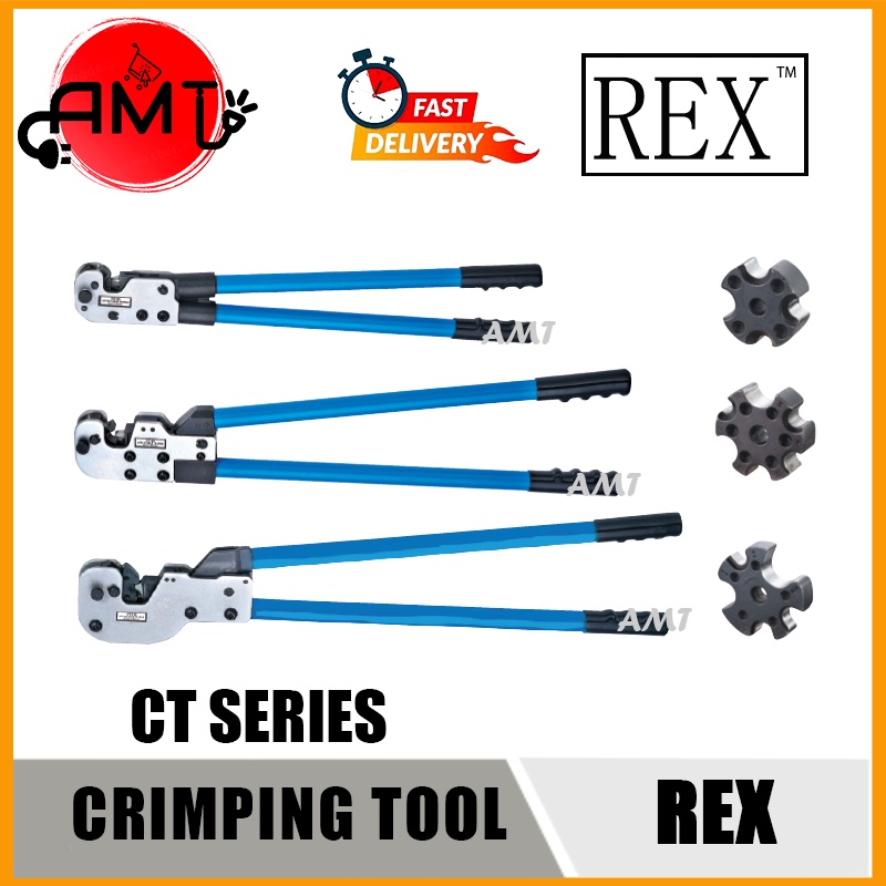 REX CABLE LUG CRIMPING TOOL HEAVY DUTY CT38 CT80 CT150 | Shopee Malaysia